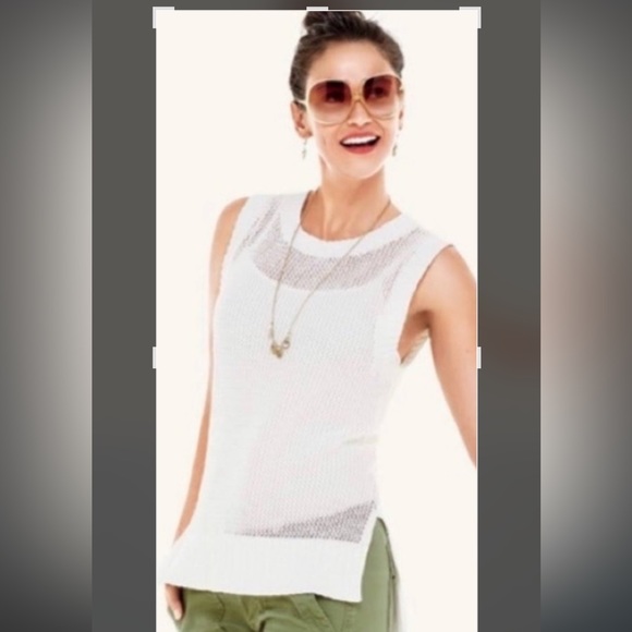 CAbi | Tops | Cabi Summer Vest Size L Limited Edition Like New | Poshmark